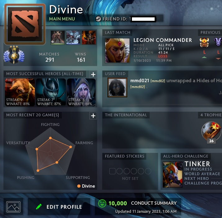 Divine III | MMR: 5050 - Behavior: 10000 – VikingDOTA