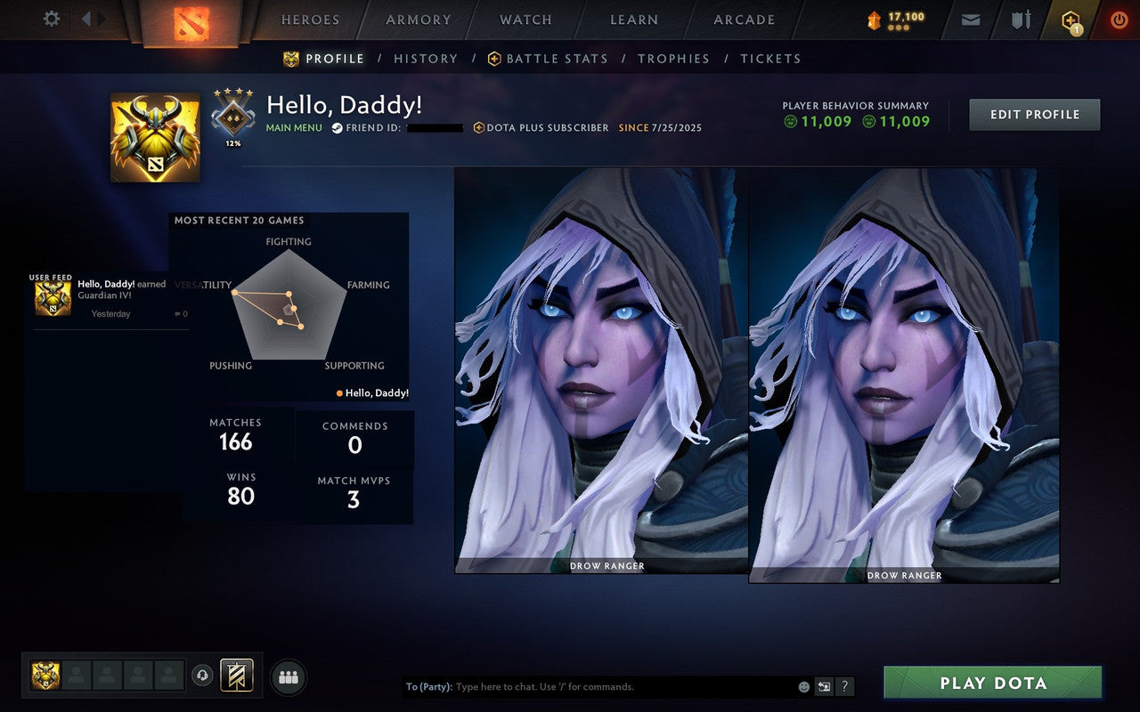 Guardian IV | MMR: 1147 - Behavior: 11009 – VikingDOTA