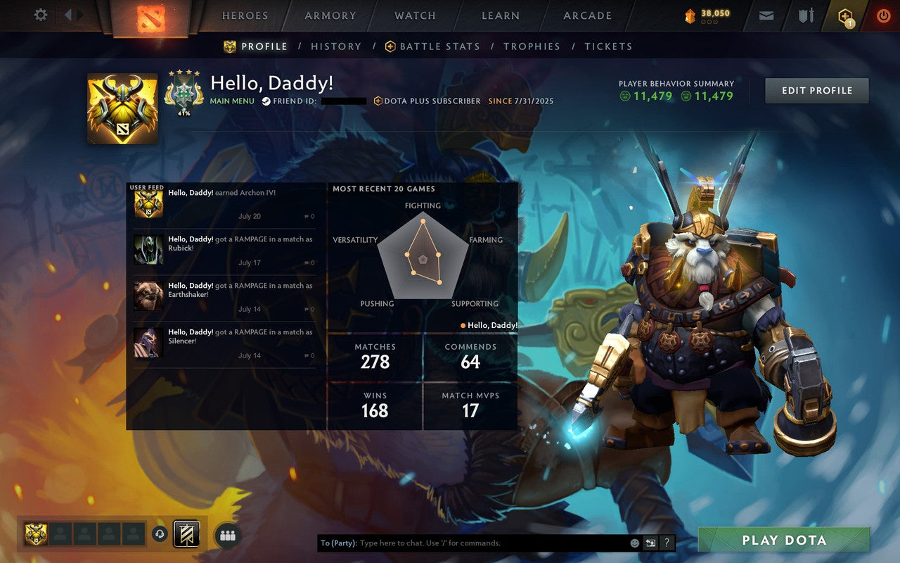 Archon IV | MMR: 2836 - Behavior: 11479 – VikingDOTA