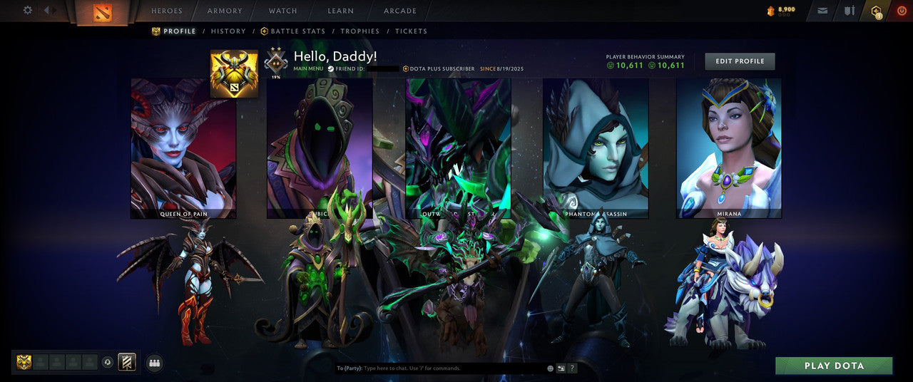Guardian II | MMR: 914 - Behavior: 10611 – VikingDOTA