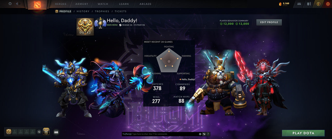 Divine I | MMR: 4671 - Behavior: 12000 – VikingDOTA
