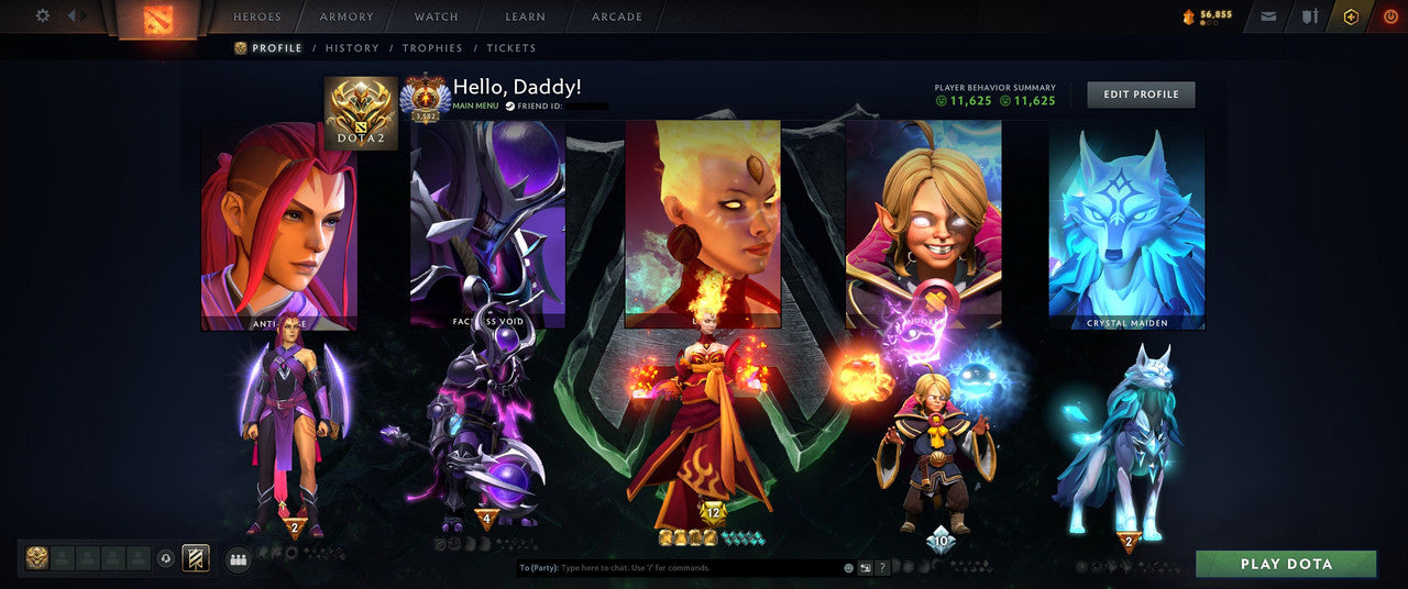 Immortal [3582] | MMR: 7244 - Behavior: 11625 – VikingDOTA