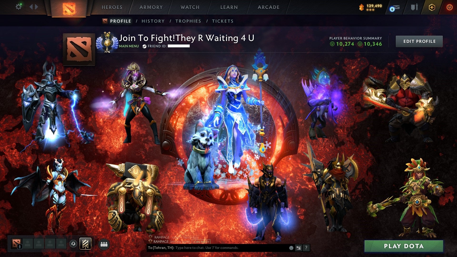 MMR: 4974 - Behavior: 10346 – VikingDOTA