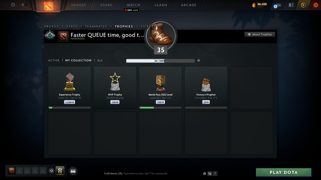 Crusader I | MMR: 1440 - Behavior: 9555 – VikingDOTA