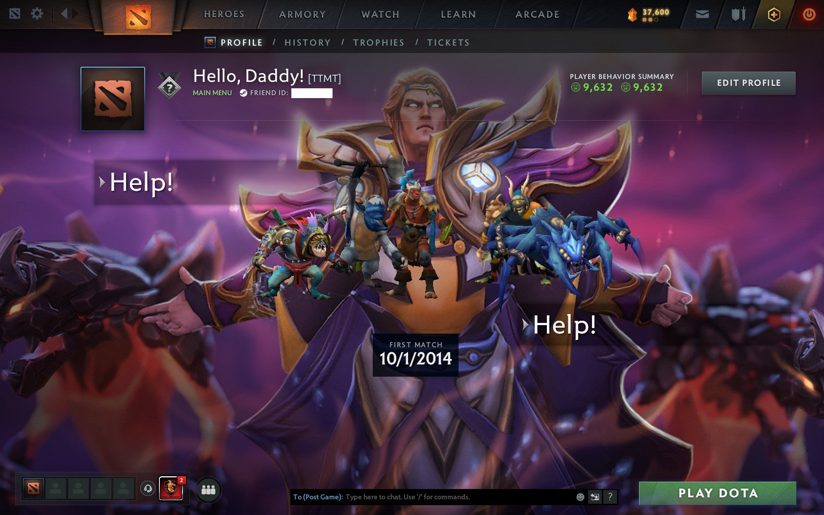 Crusader IV | MMR: 2113 - Behavior: 9632 - Communication: 9632 – VikingDOTA