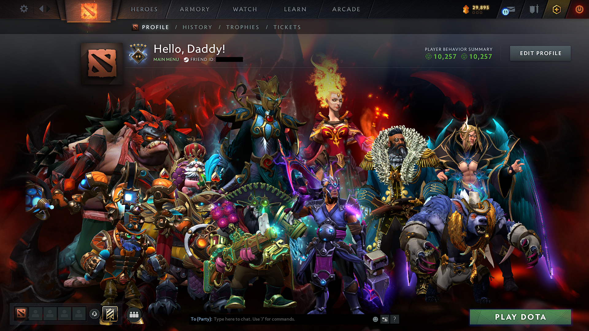 Guardian V | MMR: 1353 - Behavior: 10257 - Communication: 10257 ...