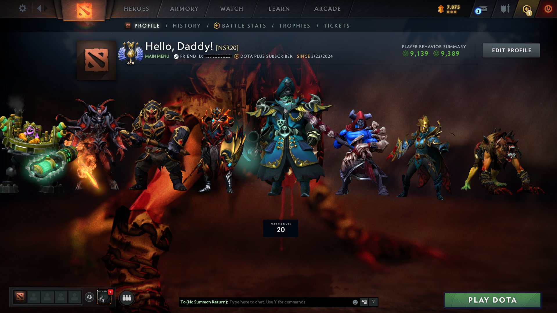 Divine IV | MMR: 5341 - Behavior: 9389 - Communication: 9139 – VikingDOTA