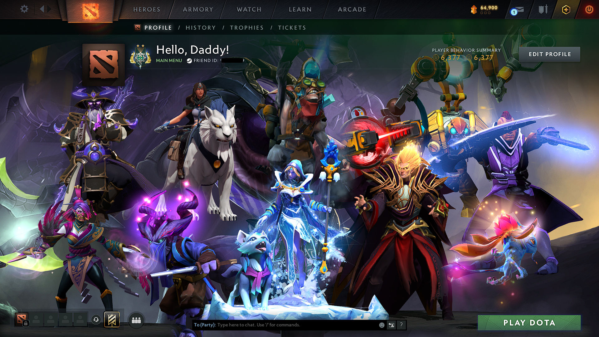 Archon IV | MMR: 2390 - Behavior: 6377 - Communication: 6377 – VikingDOTA