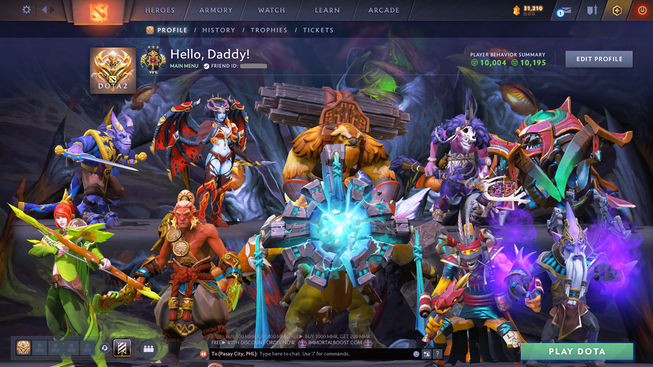 Legend III | MMR: 3540 - Behavior: 10195 - Communication: 10004 ...