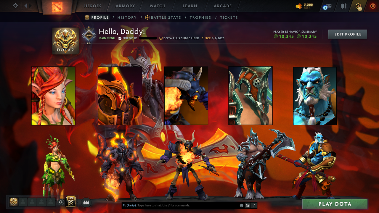 Guardian I | MMR: 700 - Behavior: 10245 - Communication: 10245 – VikingDOTA