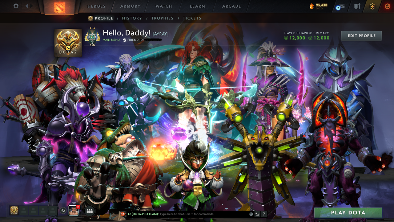 Archon II | MMR: 2490 - Behavior: 12000 - Communication: 12000 – VikingDOTA