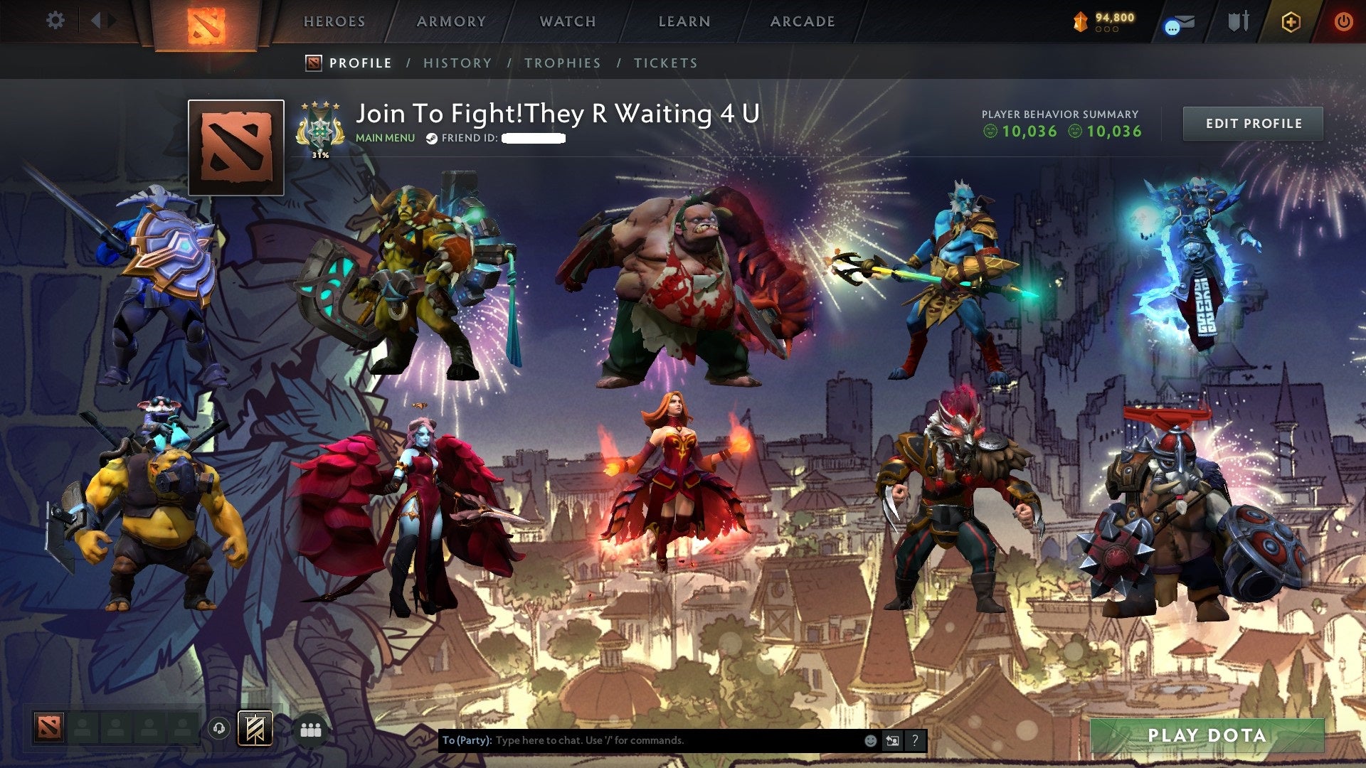 Archon IV | MMR: 2821 - Behavior: 10036 - Communication: 10036 – VikingDOTA