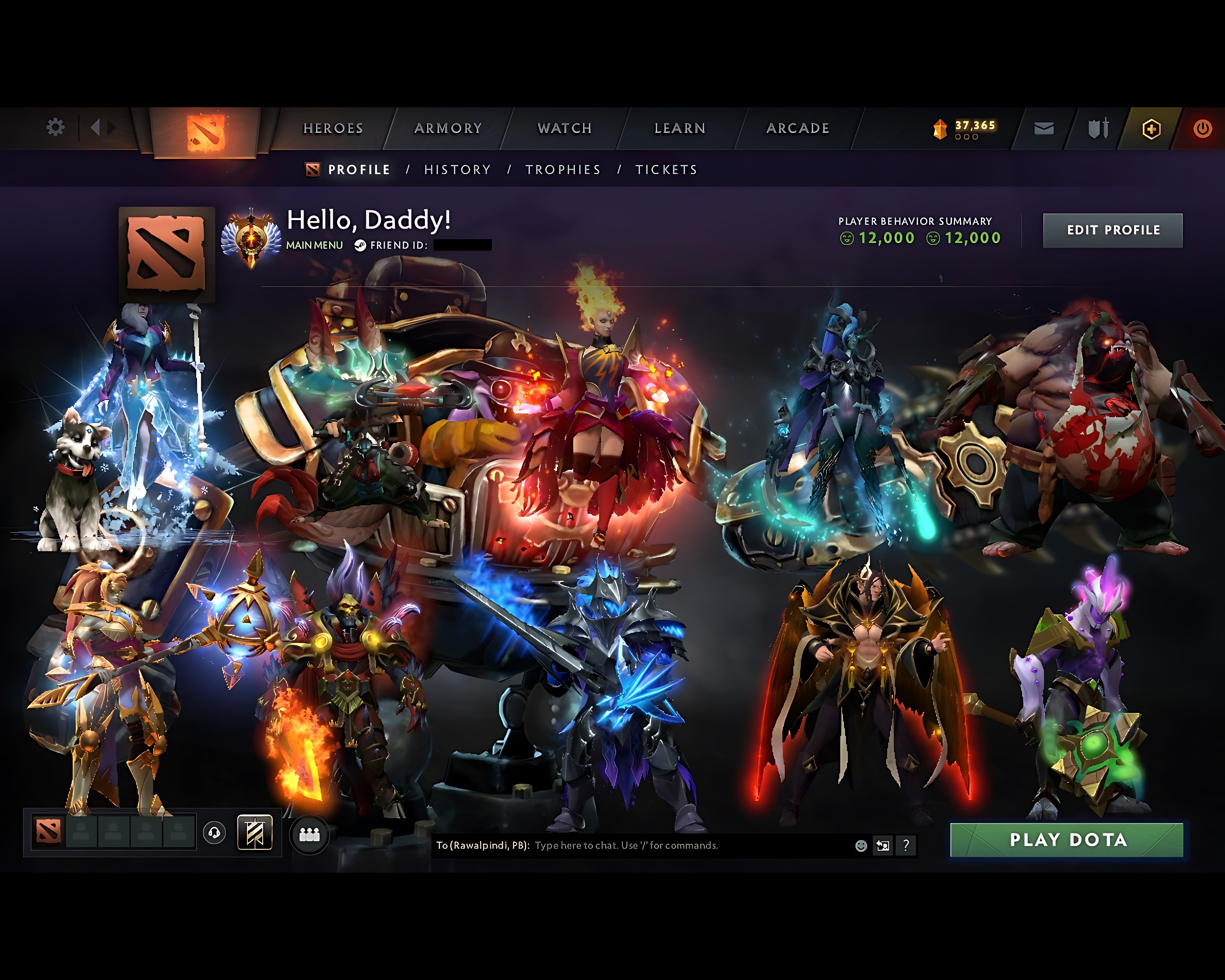 Immortal | MMR: 7010 - Behavior: 12000 - Communication: 12000 – VikingDOTA