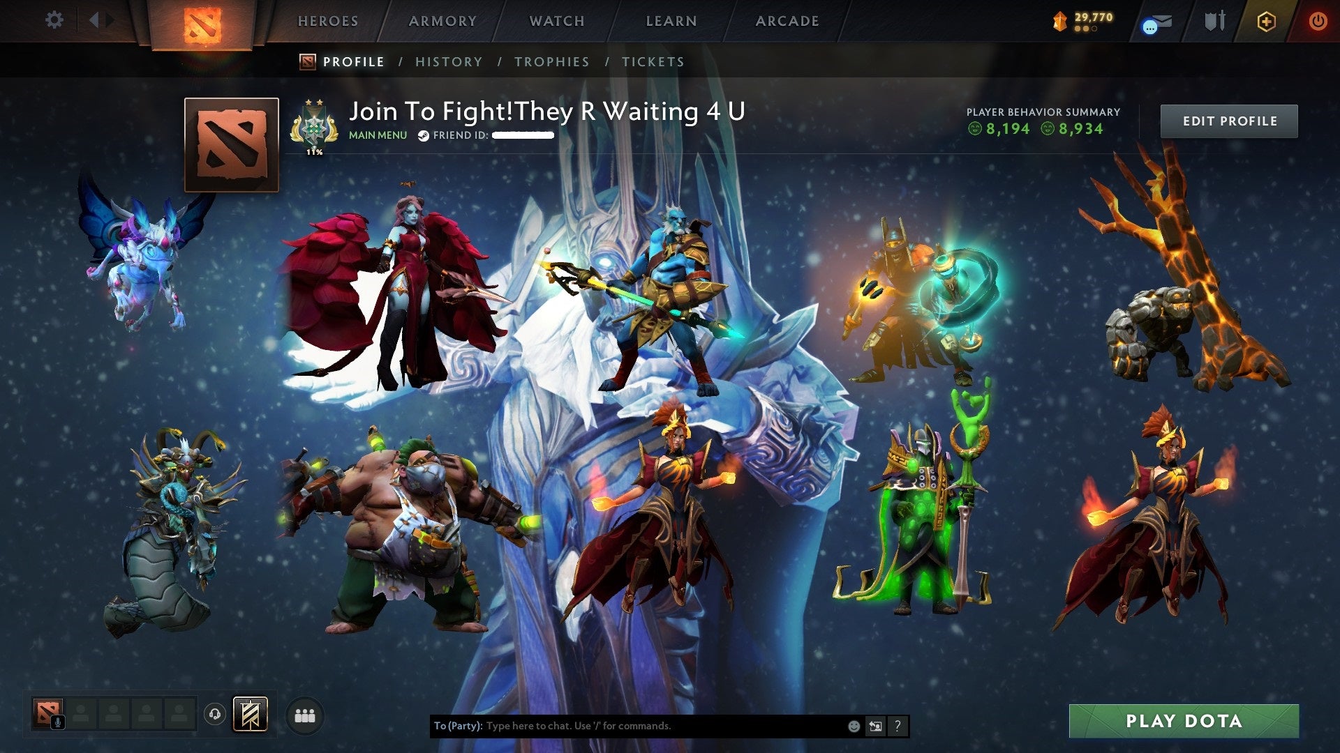 Archon II | MMR: 2482 - Behavior: 8934 - Communication: 8194 – VikingDOTA