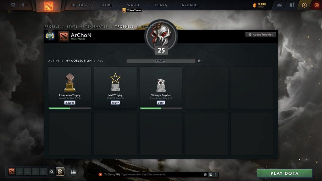 Archon II | MMR: 2341 - Behavior: 9500 – VikingDOTA