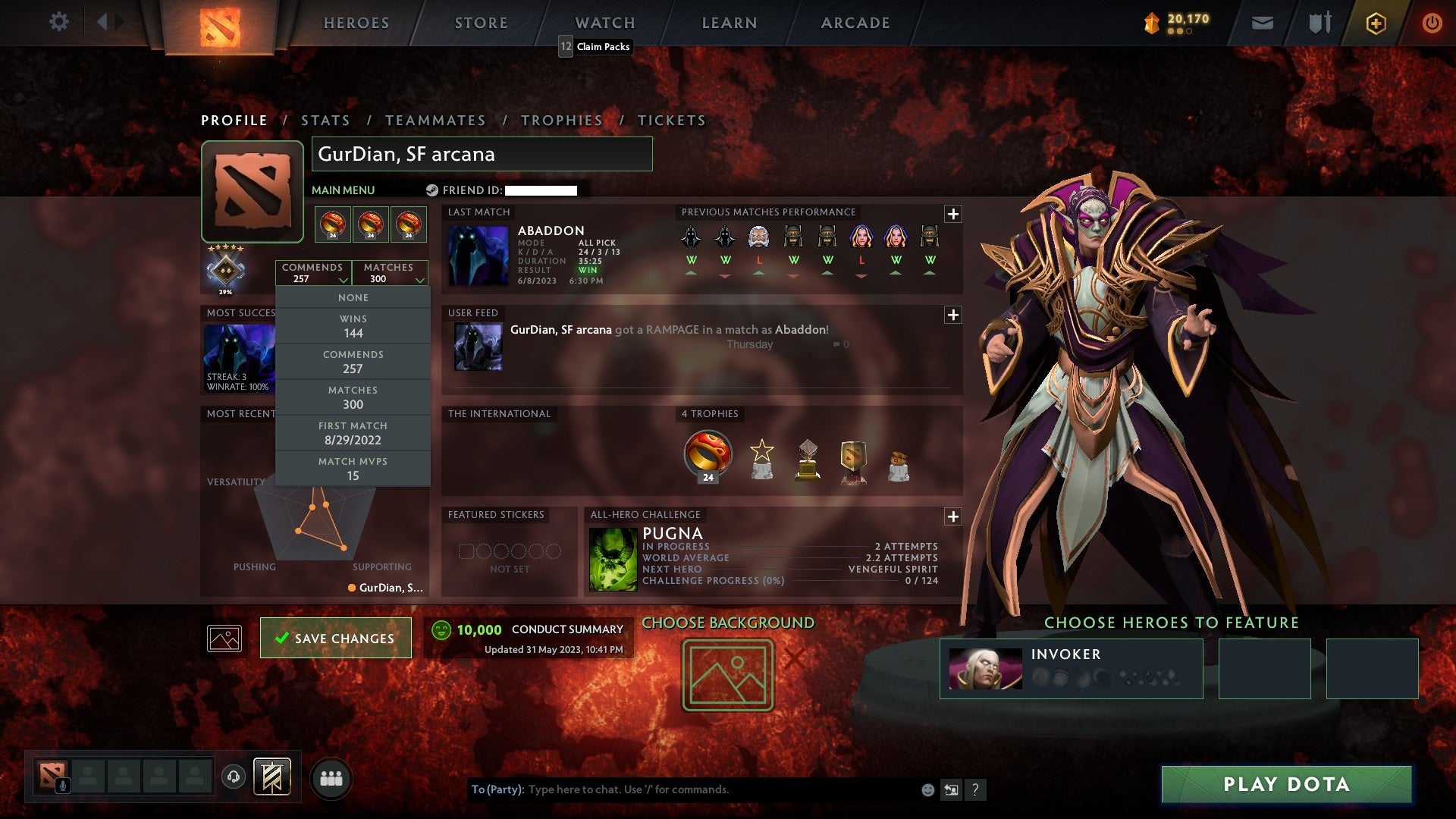 Guardian V | MMR: 1432 - Behavior: 10000 – VikingDOTA