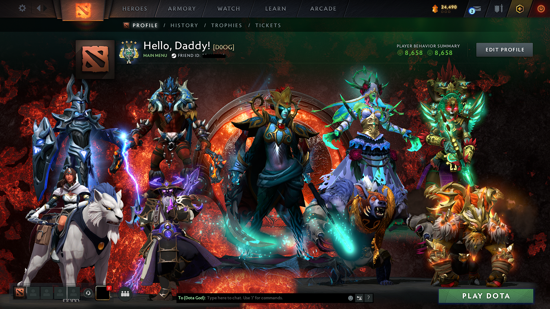 Archon IV | MMR: 2777 - Behavior: 8658 - Communication: 8658 – VikingDOTA