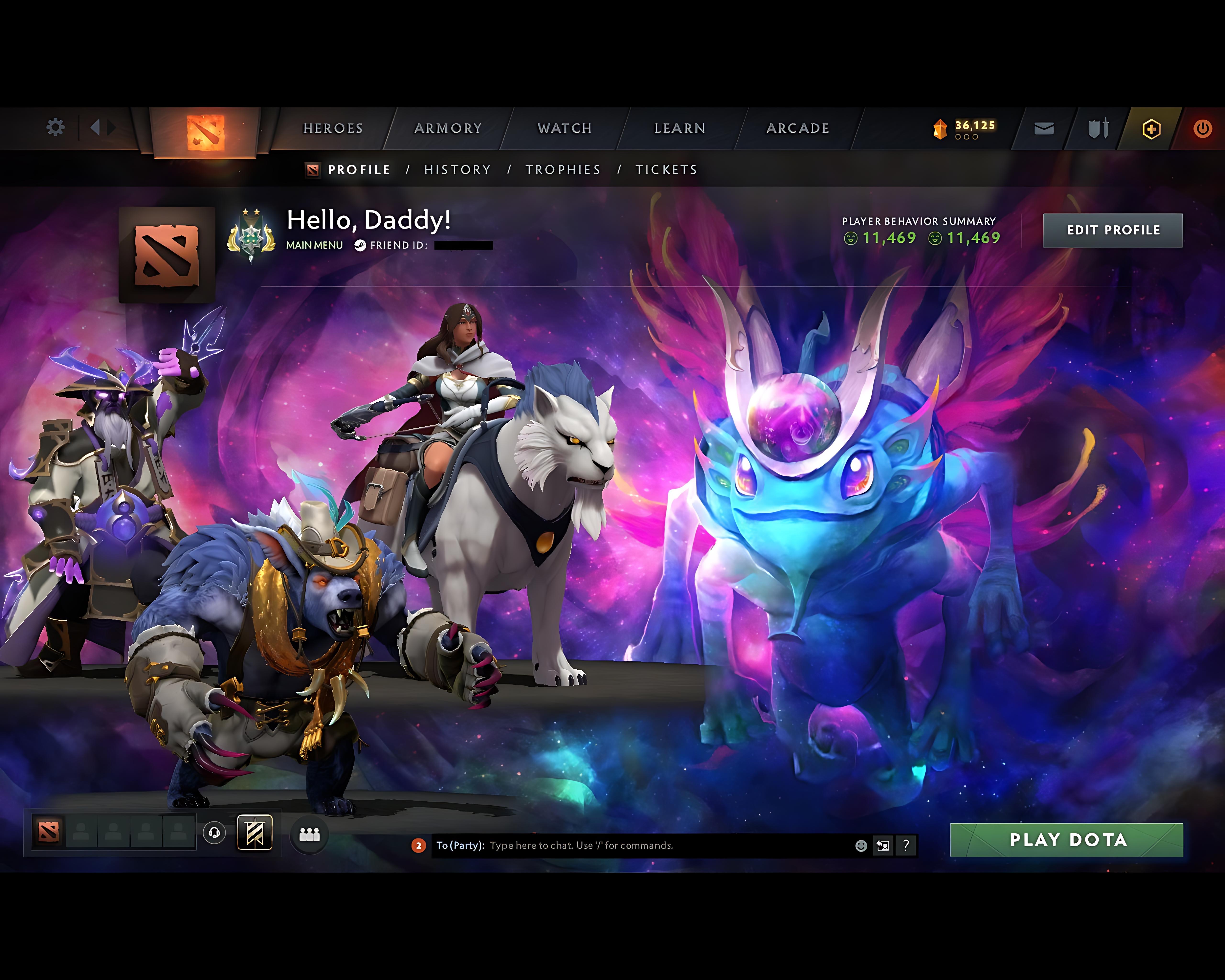 Archon II | MMR: 2441 - Behavior: 11469 - Communication: 11469 – VikingDOTA