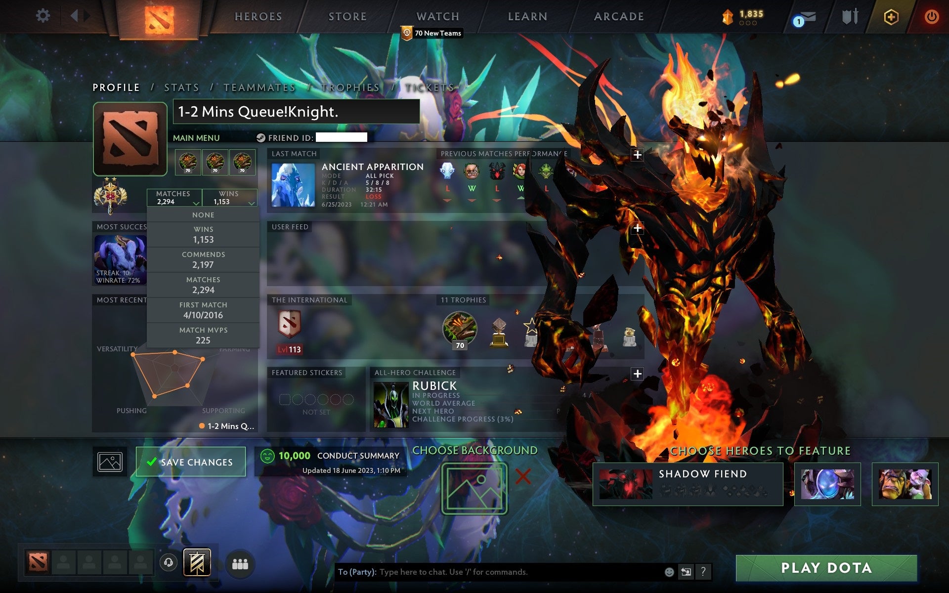Legend II | MMR: 3194 - Behavior: 10000 – VikingDOTA