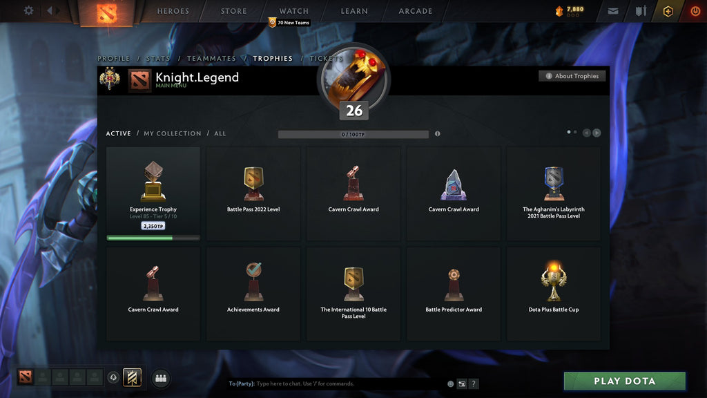 Legend II | MMR: 3300 - Behavior: 9222 – VikingDOTA