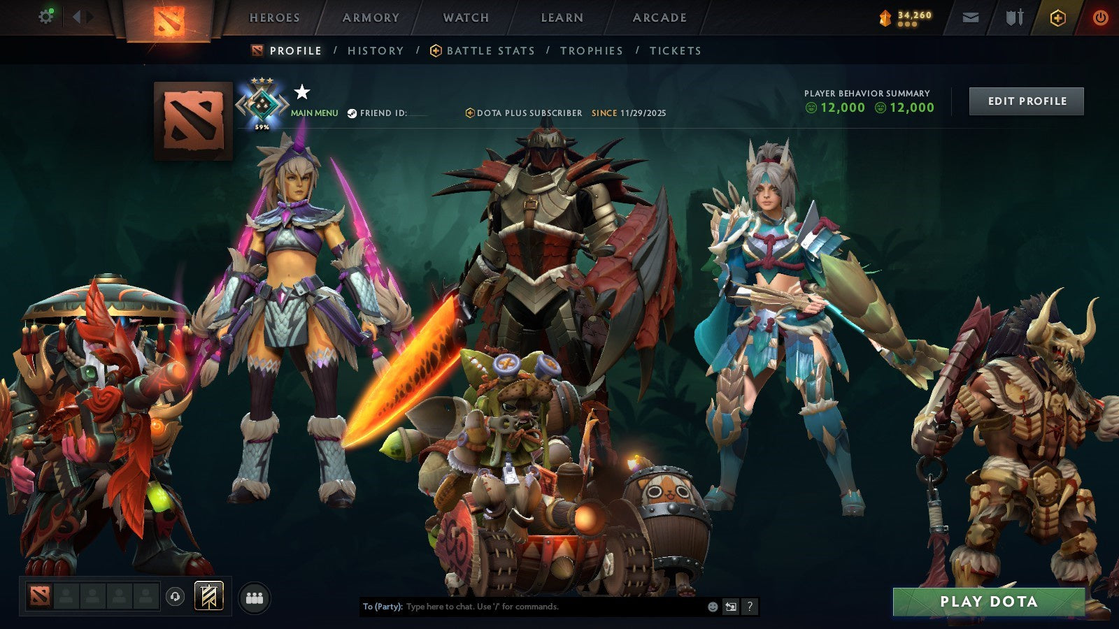 MMR: 1939 - Behavior: 12000 – VikingDOTA