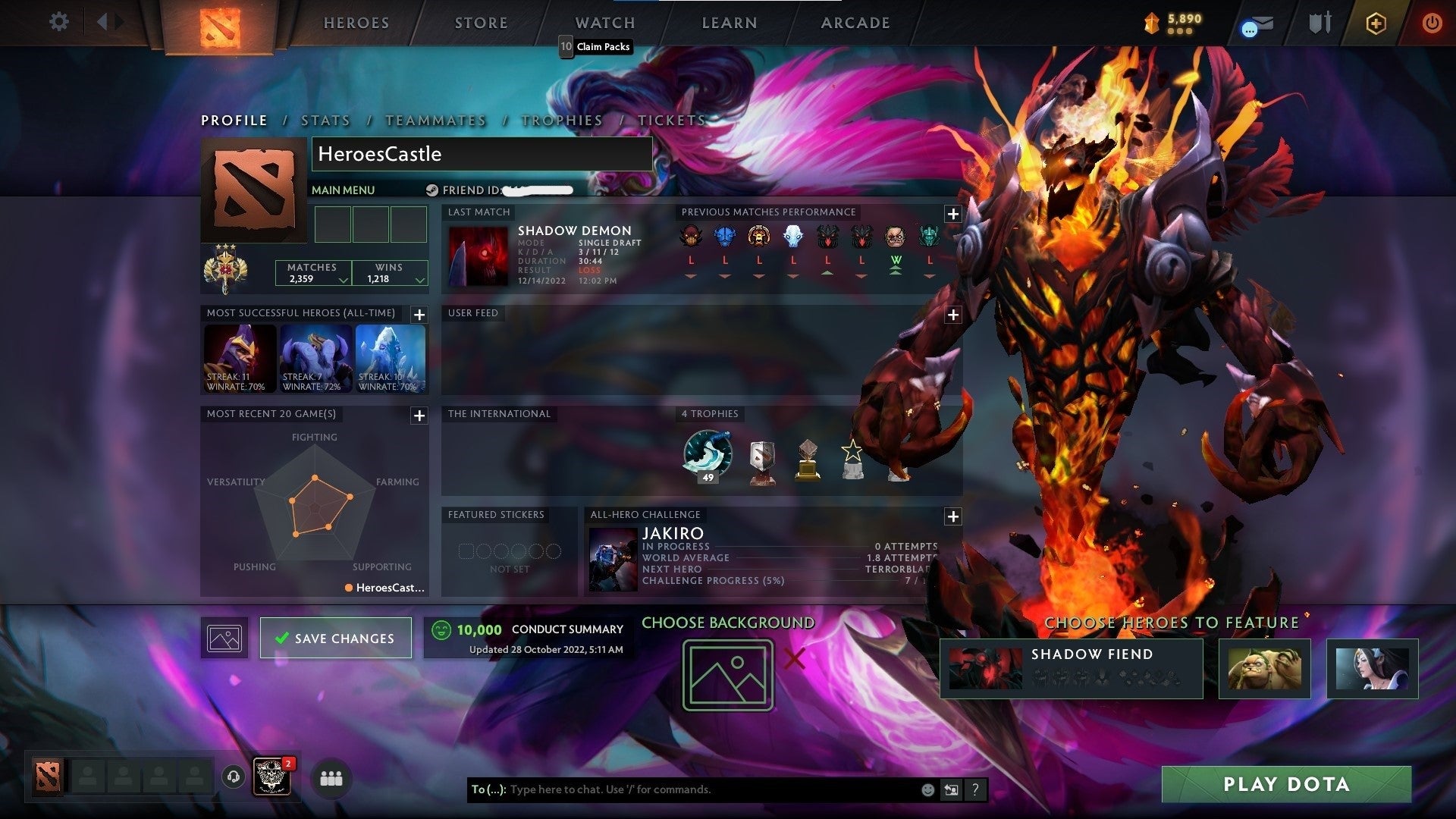 Legend II | MMR: 3320 - Behavior: 10000 – VikingDOTA