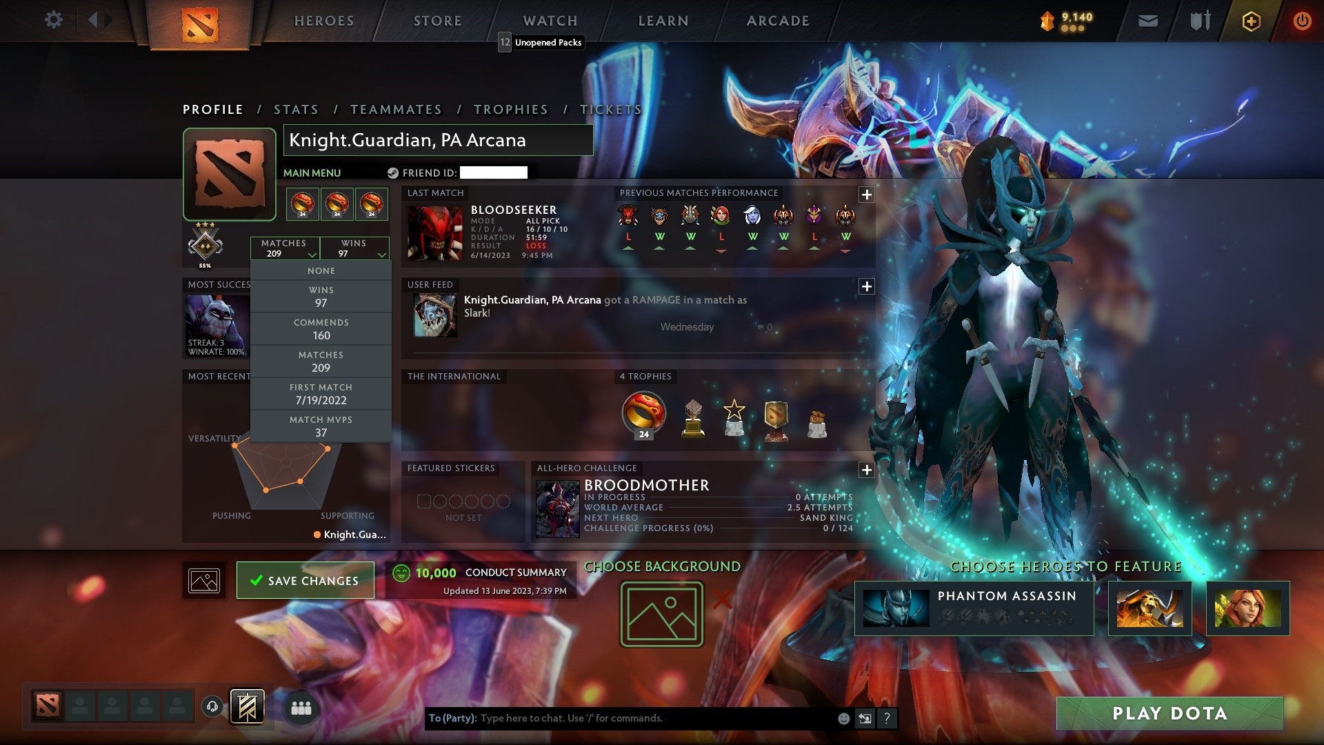 Guardian III | MMR: 1164 - Behavior: 10000 – VikingDOTA