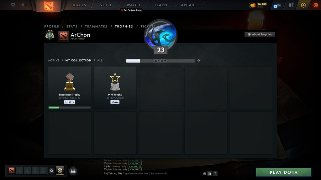 Archon V | MMR: 3064 - Behavior: 10000 – VikingDOTA