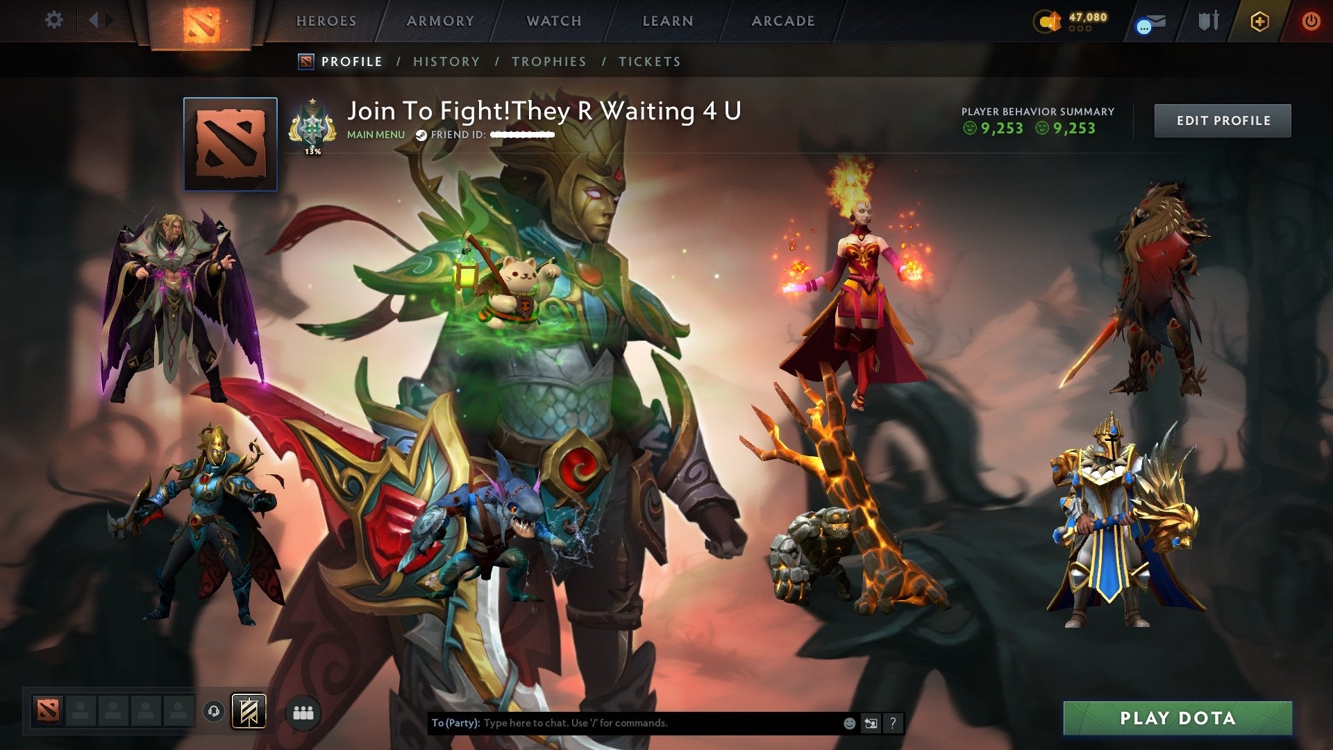 Archon II | MMR: 2503 - Behavior: 9340 - Communication: 8067 – VikingDOTA