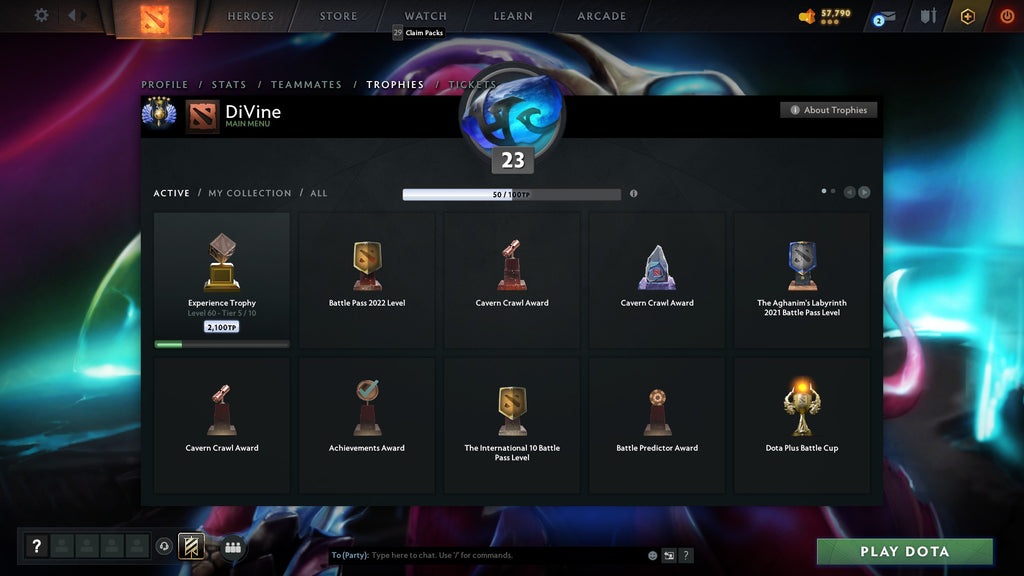 Divine V | MMR: 5419 - Behavior: 10000 – VikingDOTA