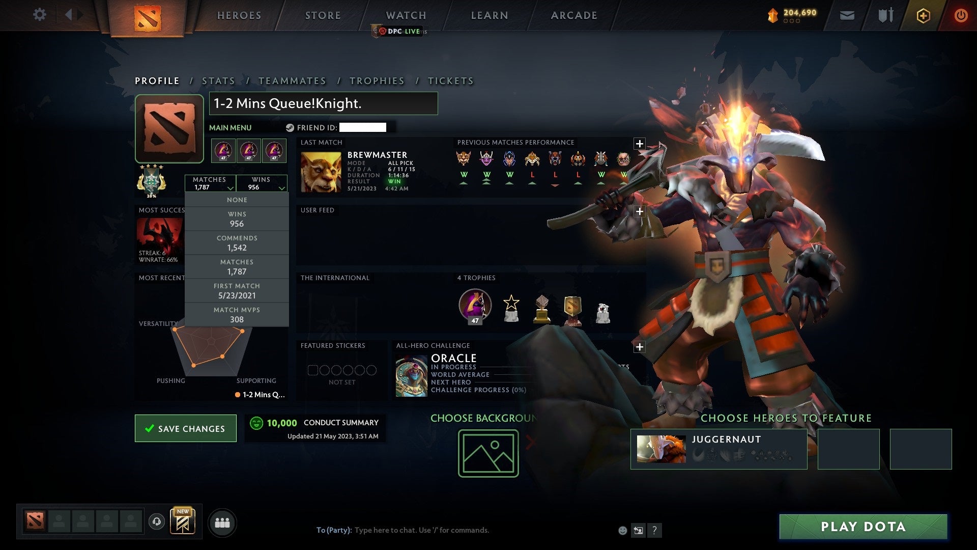 Archon IV | MMR: 2804 - Behavior: 10000 – VikingDOTA