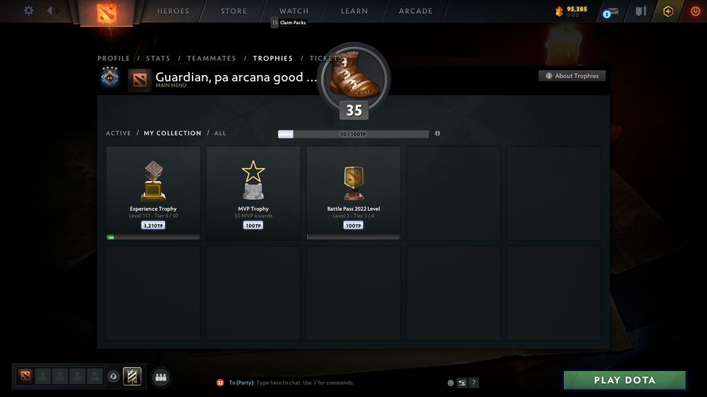 Guardian IV | MMR: 1240 - Behavior: 9840 – VikingDOTA