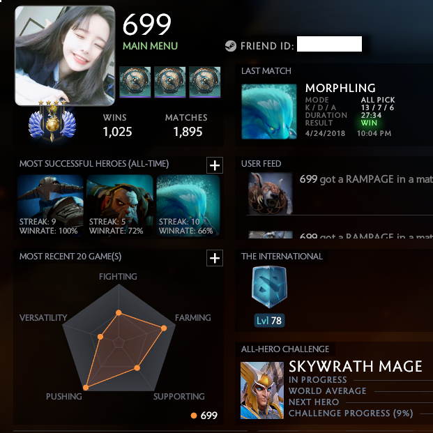 Divine [4] | MMR: 5404 / 4015 – VikingDOTA