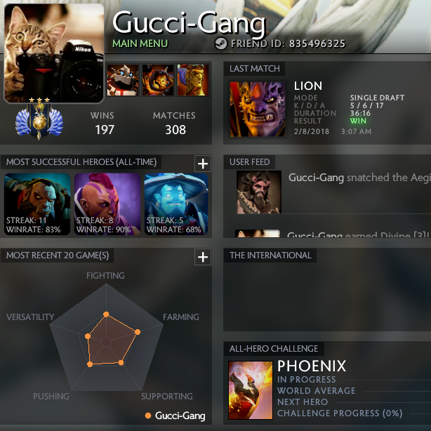 Divine [3] | MMR: 5214 / TBD – VikingDOTA