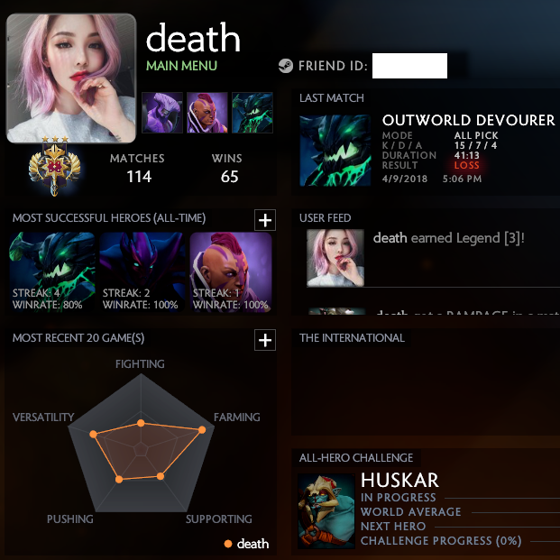 Legend [3] | MMR: 3500 / TBD – VikingDOTA