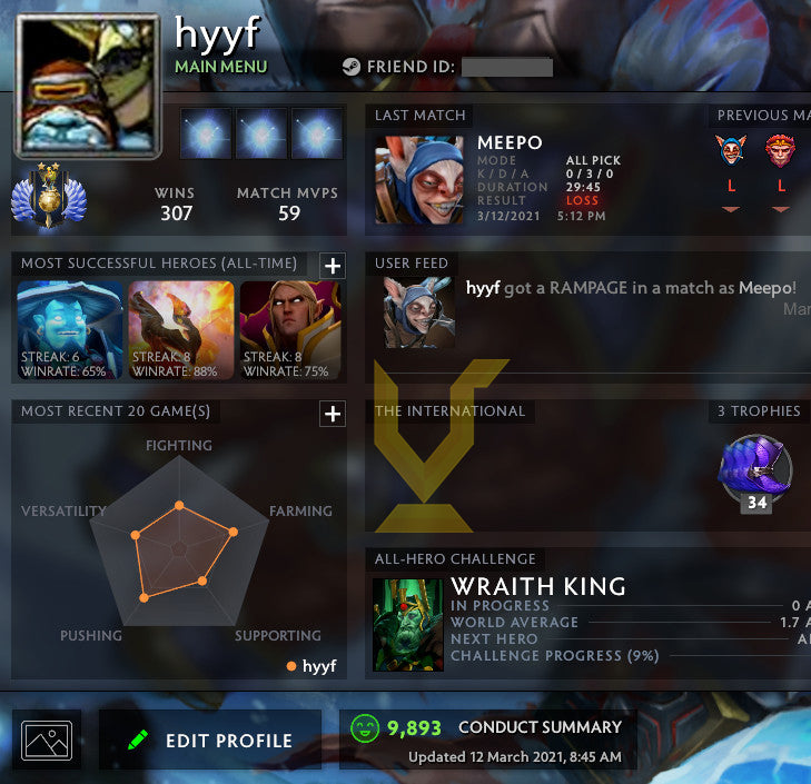 Divine II | MMR : 4710 - Behavior : 9893 – VikingDOTA