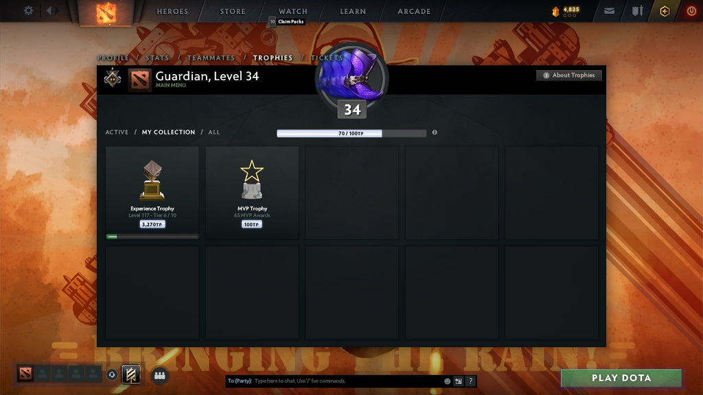 Guardian I | MMR: 800 - Behavior: 9320 – VikingDOTA