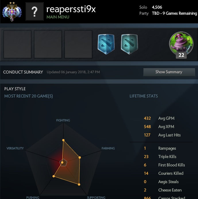 Ancient [2] | MMR: 4506 / TBD – VikingDOTA