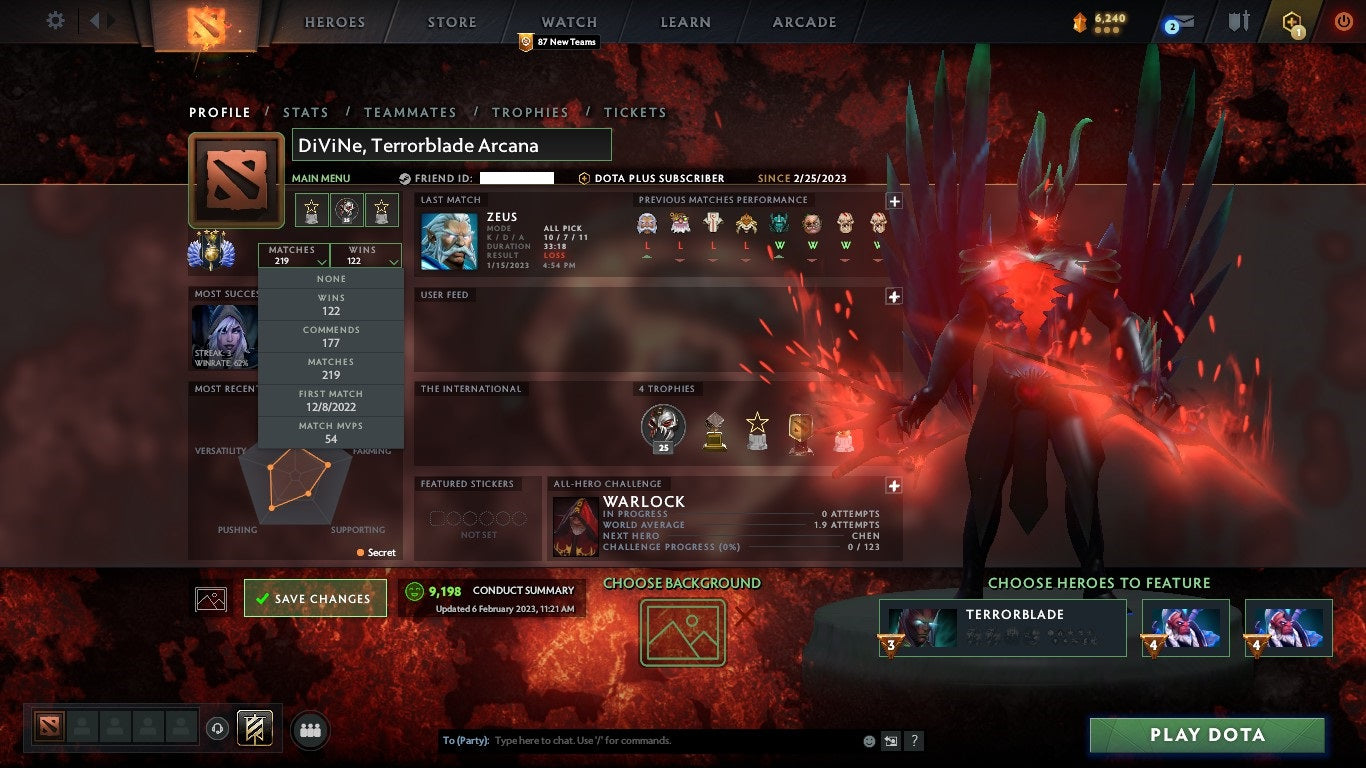 Divine IV | MMR: 5280 - Behavior: 9198 – VikingDOTA
