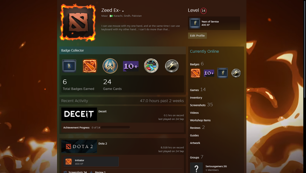 Archon II | MMR: 2240 - Behavior: 9660 – VikingDOTA