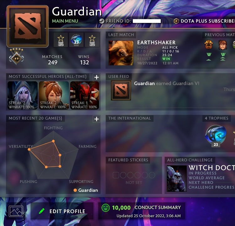 Guardian V | MMR: 1420 - Behavior: 10000 – VikingDOTA