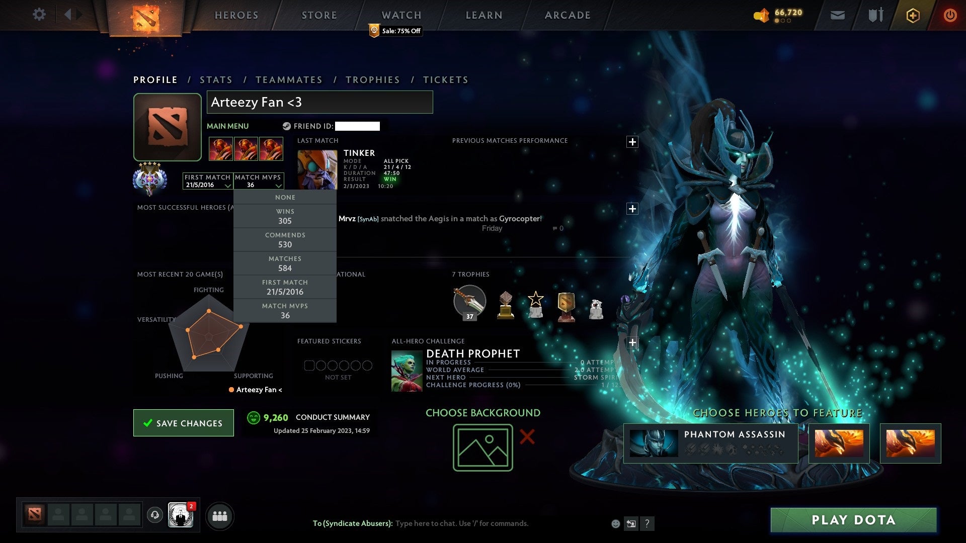 Ancient IV | MMR: 4500 - Behavior: 9260 – VikingDOTA
