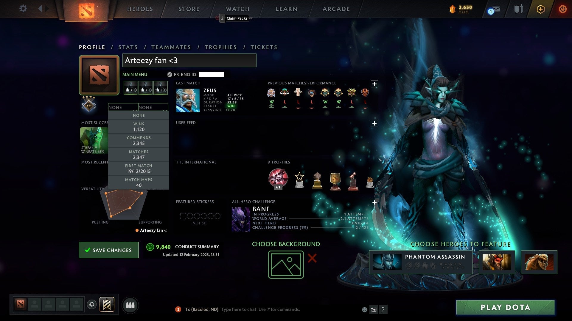 Guardian IV | MMR: 1240 - Behavior: 9840 – VikingDOTA