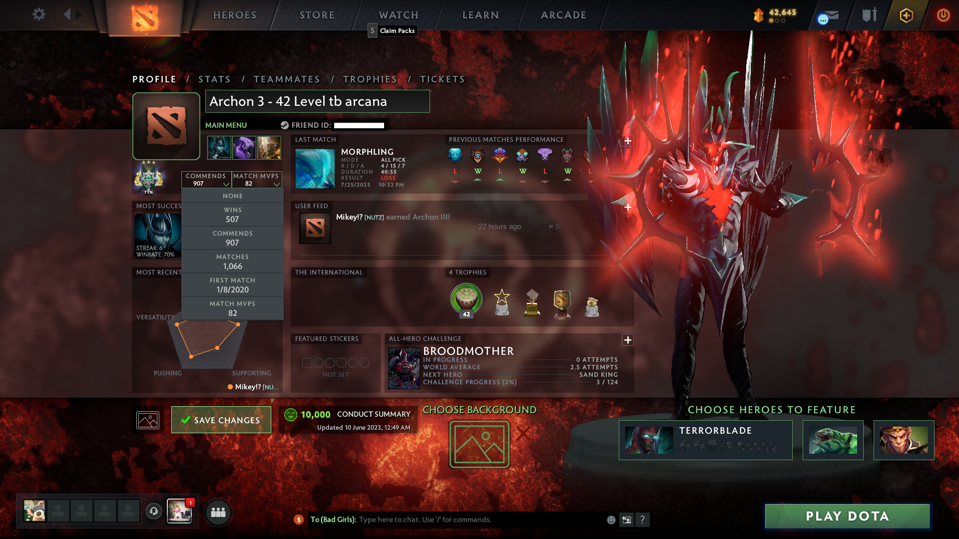 Archon III | MMR: 2728 - Behavior: 10000 – VikingDOTA