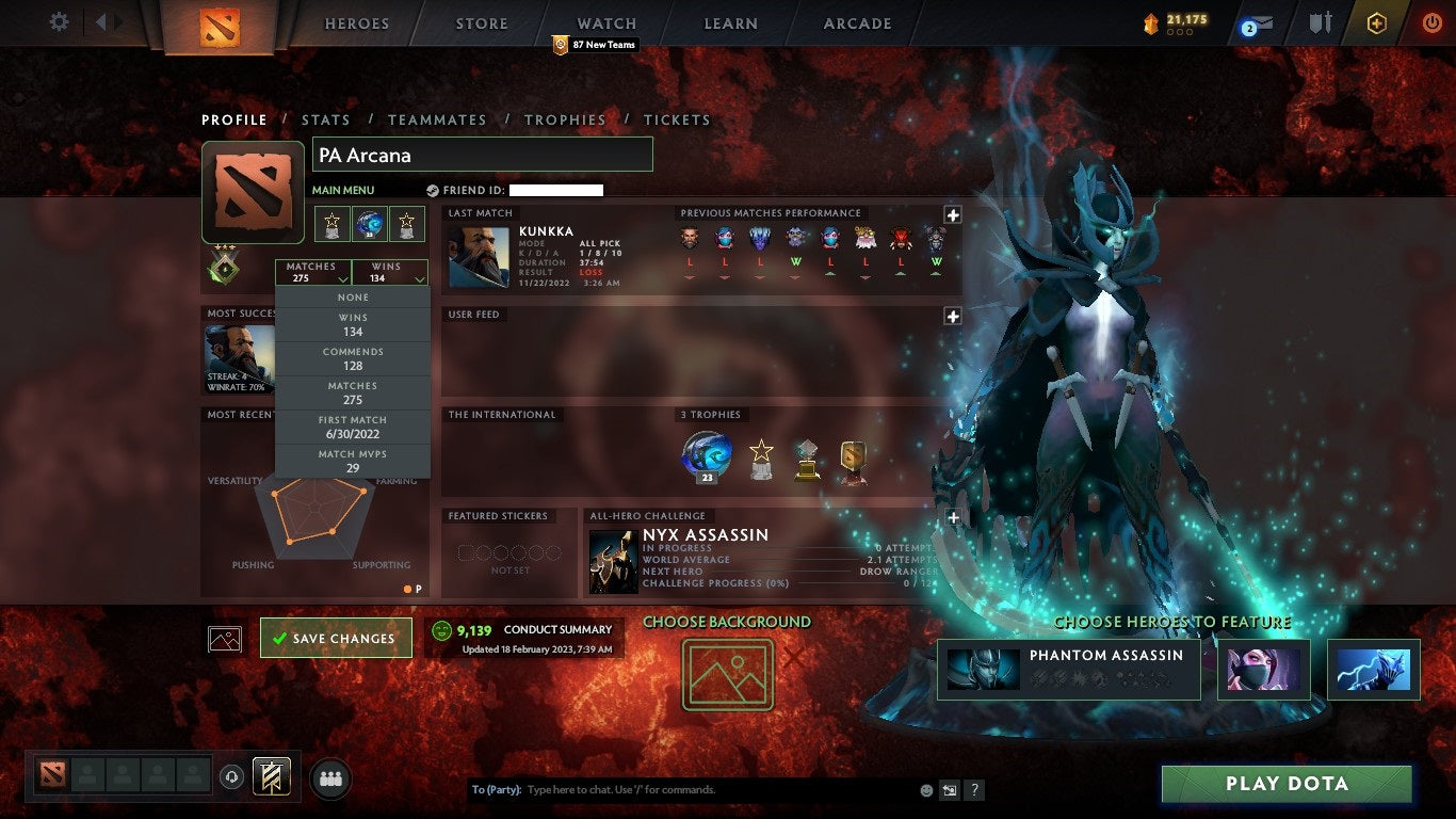 Herald III | MMR: 390 - Behavior: 9139 – VikingDOTA