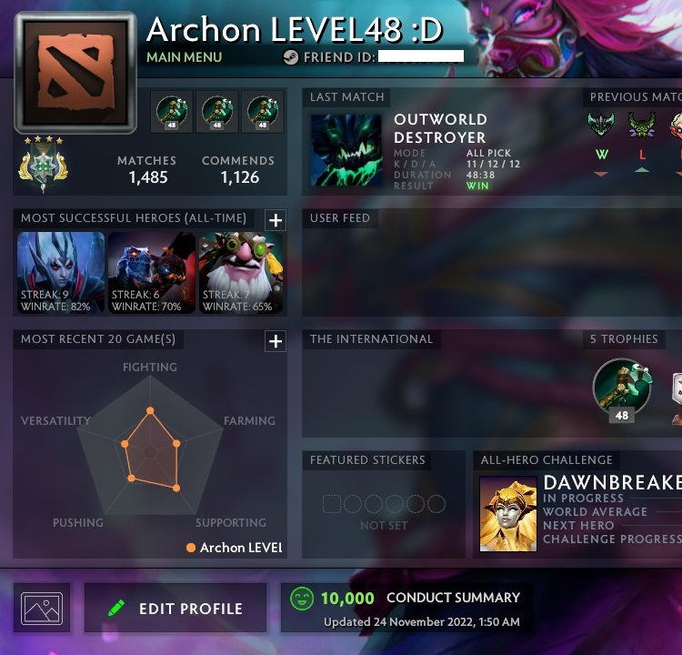 Archon IV | MMR: 2680 - Behavior: 10000 – VikingDOTA