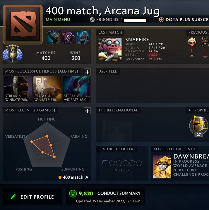 Divine V | MMR: 5310 - Behavior: 9820 – VikingDOTA