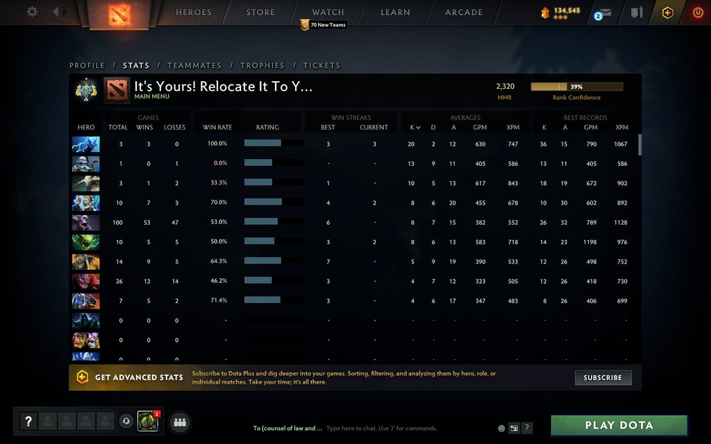 Archon I | MMR: 2320 - Behavior: 10000 – VikingDOTA