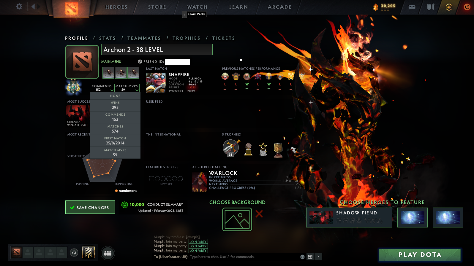 Archon II | MMR: 2520 - Behavior: 10000 – VikingDOTA