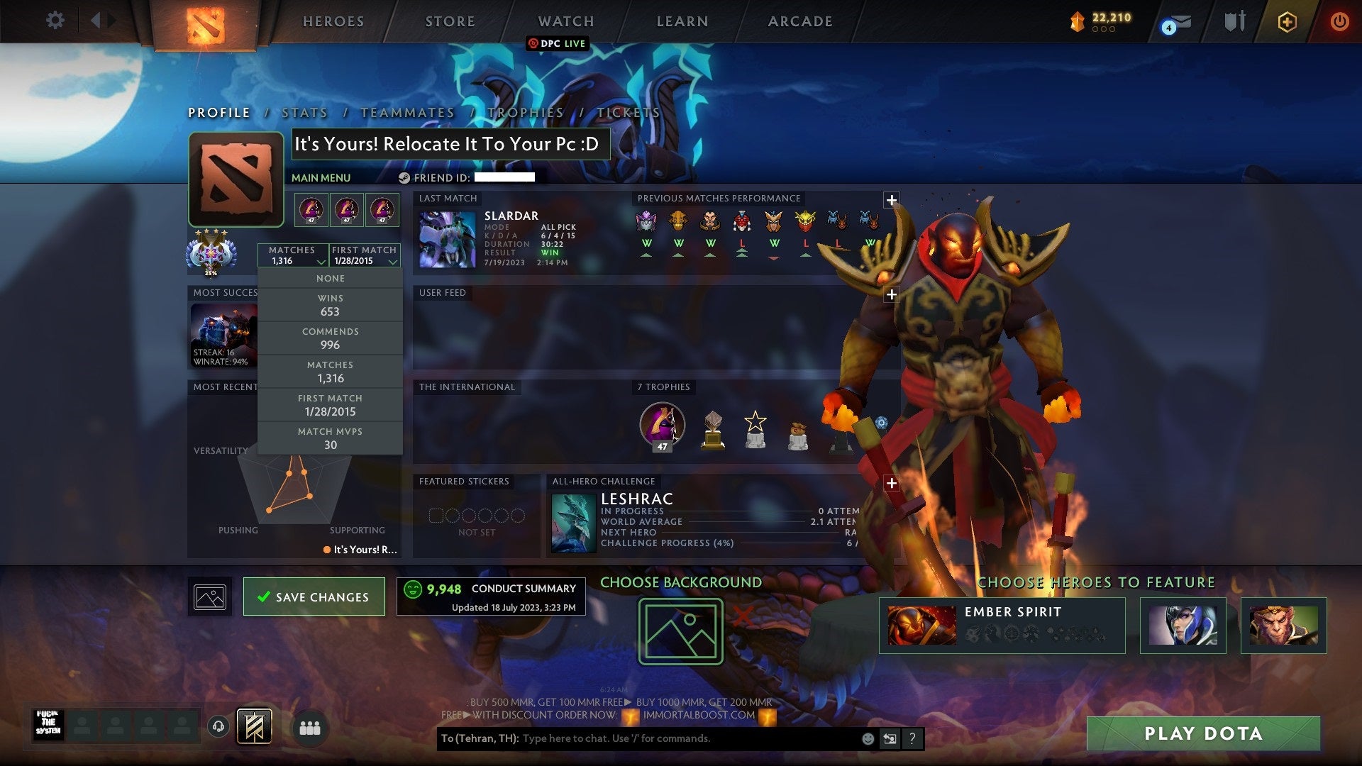 Ancient IV | MMR: 4352 - Behavior: 9948 – VikingDOTA